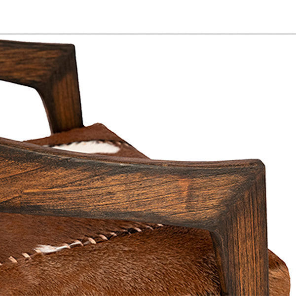 Liara Modern Lounge Chair with Goat Hide Seat – MUSH.CO