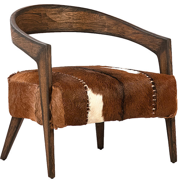 Liara Modern Lounge Chair with Goat Hide Seat – MUSH.CO
