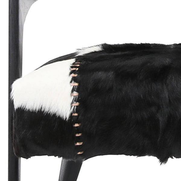 Liara Modern Lounge Chair with Goat Hide Seat – MUSH.CO